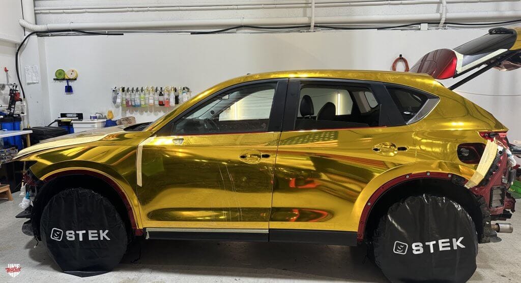 Mazda CX-5 Gold Vinyl Wrap – The Ultimate Head-Turner By Ukie Brothers