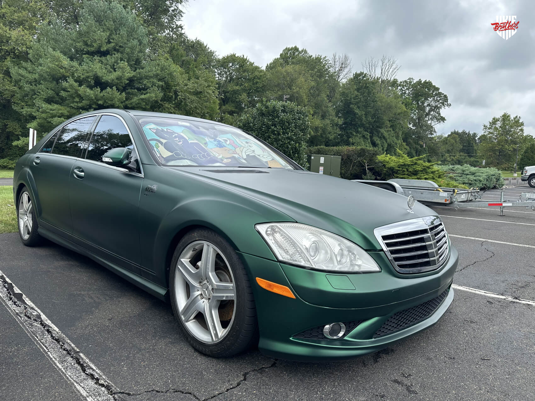 Green Vinyl Wrap – Giving This Mercedes a Striking New Look By Ukie ...