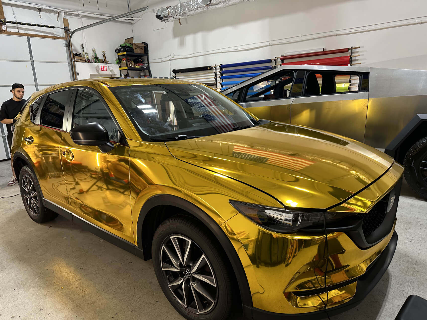 Mazda CX-5 Gold Vinyl Wrap – The Ultimate Head-Turner By Ukie Brothers